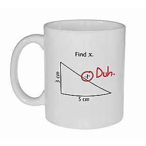 Neurons Not Included Find X Funny Math Coffee or Tea Mug