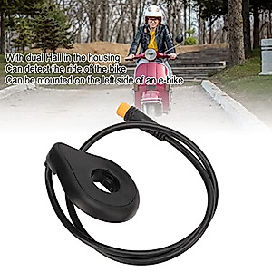 VGEBY Electric Bikes Sensor, Multifunctional Dual Hall Electric Bicycle Assistant Pedal Sensor for Electric Bike Electric Bicycle Pedal Sensor
