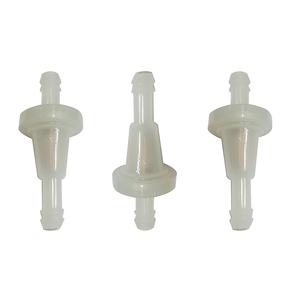 Yapnigeel 3pack 694485 Inline Gas Fuel Filter Replaces Stens 120-006 John deere AM107314 Toro 71-9280 Snapper 394358S troy bilt 951-3013 E-Z-Go 23013G1