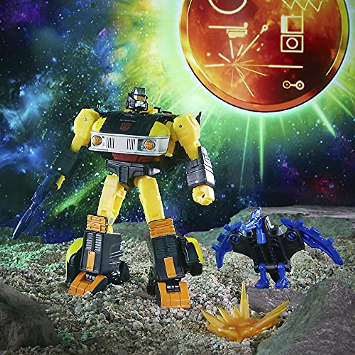 Transformers Generations War for Cybertron Golden Disk Collection Chapter 2, Autobot Jackpot with Sights, Ages 8 and Up, 5.5-inch (Amazon Exclusive)