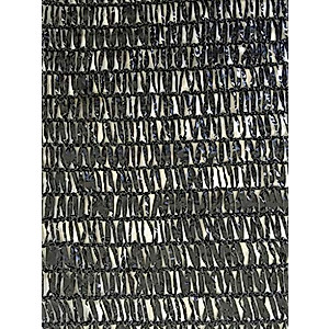 E.share 40% Black Shade Cloth Taped Edge with Grommets UV 10ft X 20ft