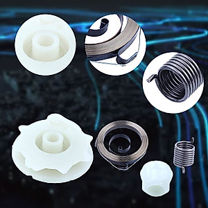 CDIYTOOL Chainsaw Recoil Starter Pulley Spring Kit for Po-Ulan PP4218 PP4620AV PPB4018 SM4218AV Chain Saw 530071966 with Recoil Spring W/Hub, Starter Rope, Bolt w/Washer Replacement Parts