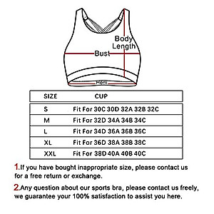 YIANNA Sports Bras for Women Cross Back Padded Sports Bra Medium Support Workout Running Yoga Bra, YA-BRA139-White-L