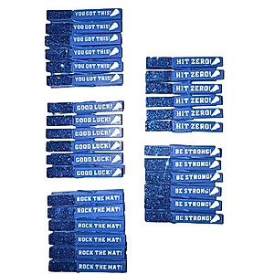 Spirit Clips Cheer Pins Competition Pins Spirit Clips (Pack of 30) Clothespins - All Blue Color