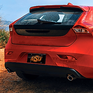 Rico Industries NCAA Oklahoma State Cowboys Laser Inlaid Metal License Plate Tag