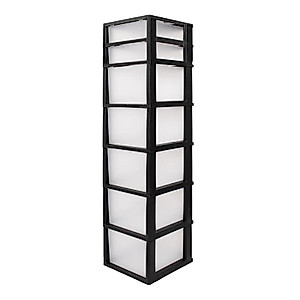 MQ Eclypse 7-Drawer Plastic Storage Unit in Black