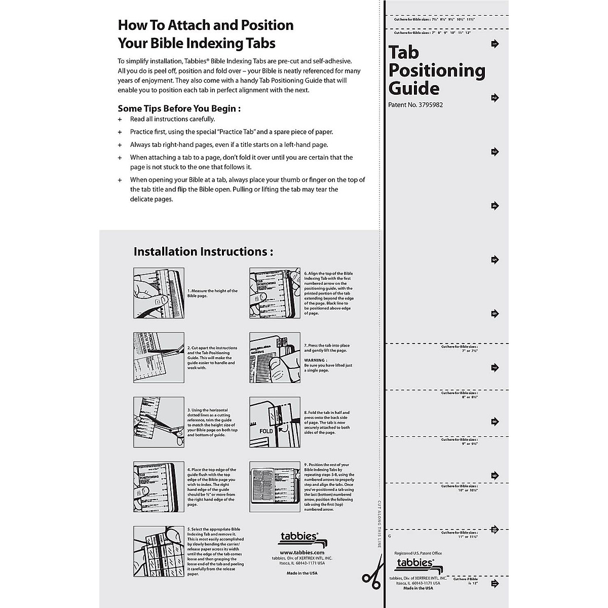 tabbies Rainbow Spanish Catholic Bible Indexing Tabs, Old & New Testaments Plus Catholic Books, 90 Multi-Colored Tabs Inc. 71 Books & 19 Ref. (58347)