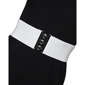 Ro Rox Retro Vintage Belt | Elastic Belt Women's Accessories | 50s Nurse Belt | Waist Belt For Women & Ladies