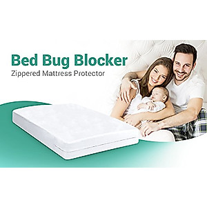 Ultimate Zippered Mattress Protector (Queen) - by Deluxe Hotel