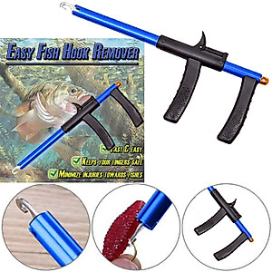 Toxz Easy Fish Hook Remover New Fishing Tool Minimizing The Injuries Tools Tackle (S)