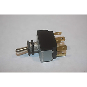Miller 011611 Switch, Tgl Dpdt 15A 125Vac On-None-On Spd Term Chr