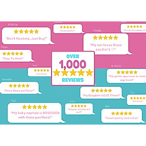 Nookums Pacifier 4 Pack - Orthodontic Single Piece Design - 100% Medical Grade Silicone - BPA Free, Latex Free, Phthalate Free - Paci-Plushies Pacifier Replacement (Purple)