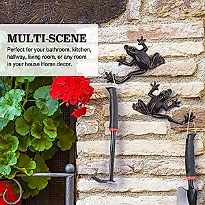 Gudoesy Wall Hooks，Decorative Wall Hooks，Rustic Decorative Coat Hooks for Hanging