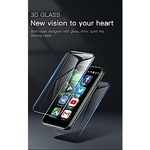 XS11 2.5in Mini Smart Phone, Unlocked Cellphone 6.0 1GB 8GB ROM 2023 New Years Phone Gifts for Kids (Dark Night Green)