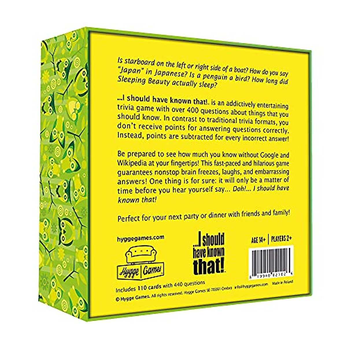 I should have known that! - A Trivia Game About Things You Oughta Know