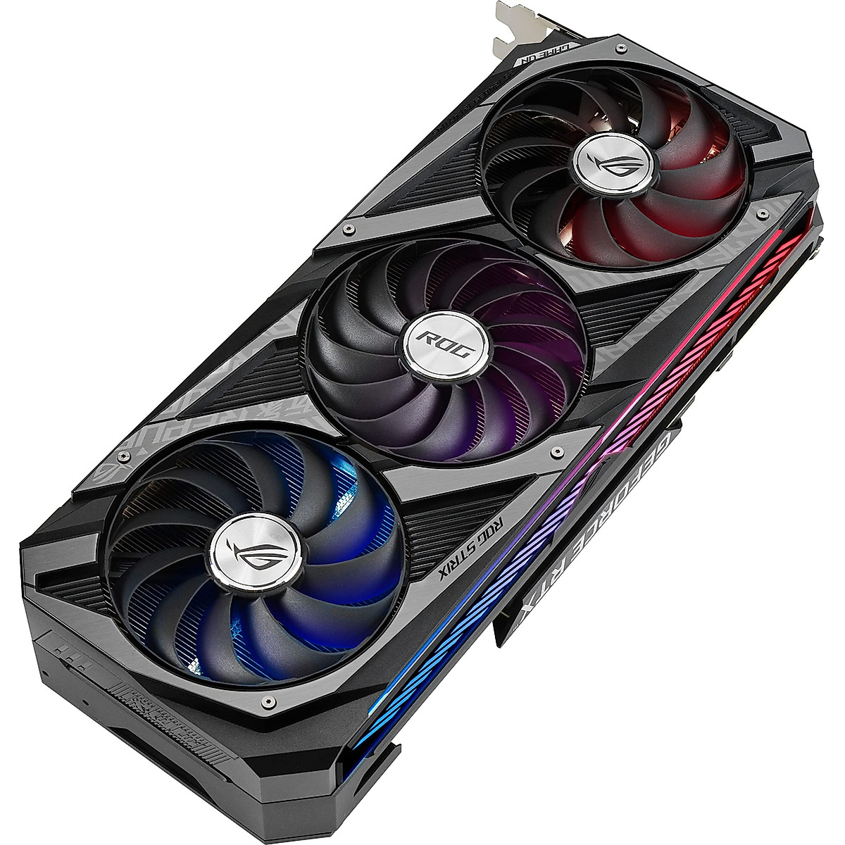ASUS ROG Strix NVIDIA GeForce RTX 3070 V2 OC Edition Gaming Graphics Card (PCIe 4.0, 8GB GDDR6, LHR, HDMI 2.1, DisplayPort 1.4a, Axial-tech Fan Design, 2.9-Slot, Super Alloy Power II, GPU Tweak II)