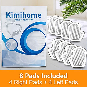 Kimihome Metatarsal Pads 8 Count Gel Cushions, Ball of Foot Cushion Protect and Relieve Metatarsal, Sesamoid, Ball of Foot Pain - 4 Pairs