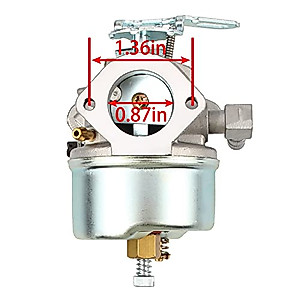 partszen 632113A Carburetor Snowblower with Primer Bulb for Tecumseh 632113A 632113 HS40 HSSK40 Engines for MFG 1427 for Oregon 50-662 Carburetor