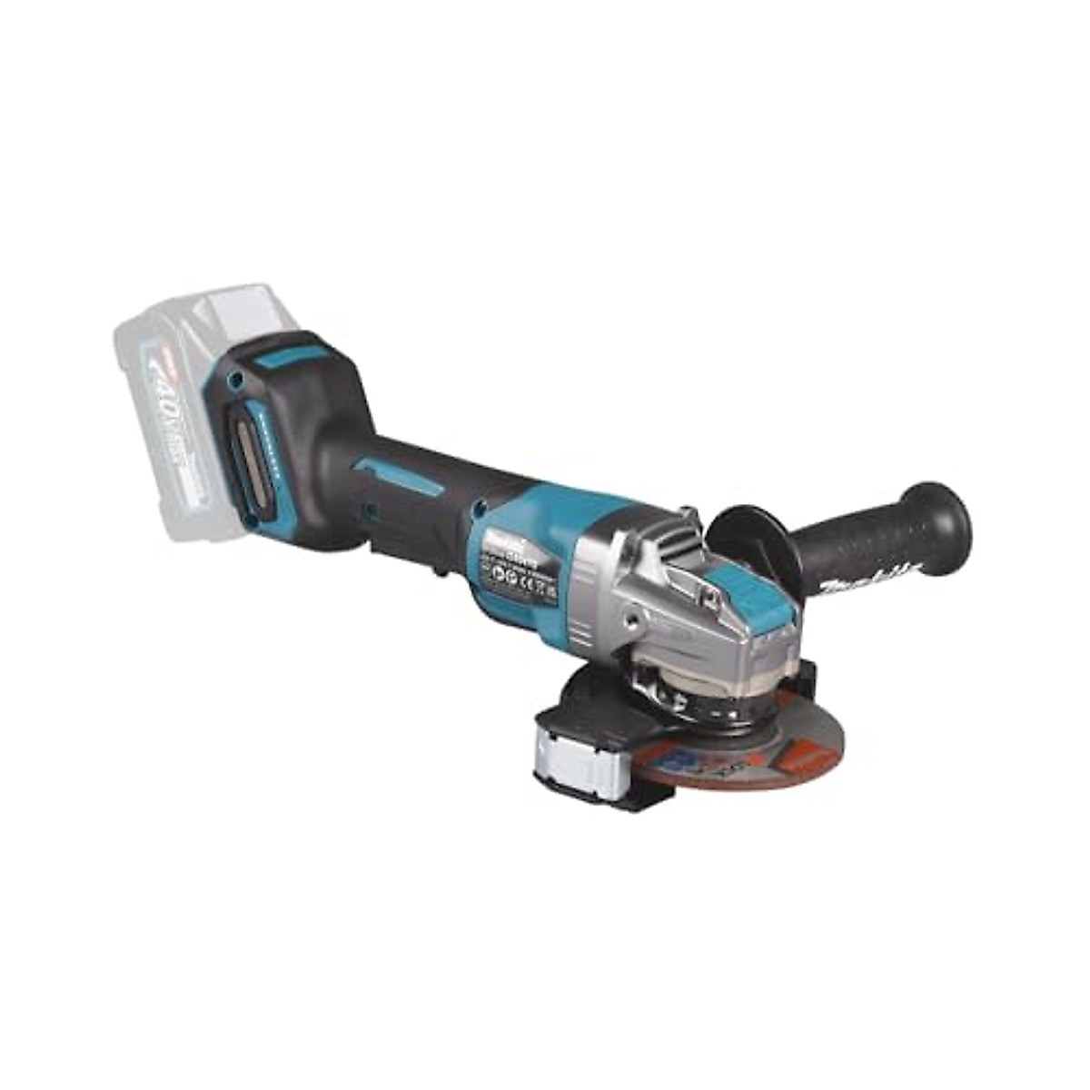 Makita GA047GZ 4.9-inch (125 mm) Rechargeable Disc Grinder, 40 V Max, Battery, Charger, and Case Sold Separately