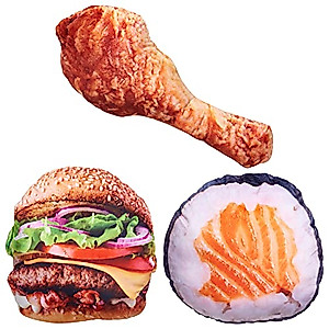 Seriously Super Sized 24-inch Stuffed Cheeseburger Food Plush, Kids Toys for Ages 3 Up