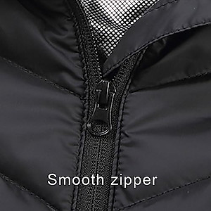 ysgfhgjw Black Of Friday Fleece Heated Vest For Men Women, 4 Heating Zones, Lightweight Outdoor Heating Vest (Battery Pack Not Included) Black M