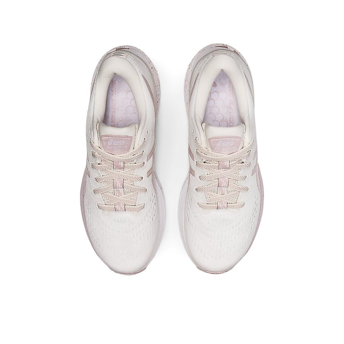 ASICS Women's Gel-Kayano 28 Running Shoes, 9.5, Cream/Watershed Rose