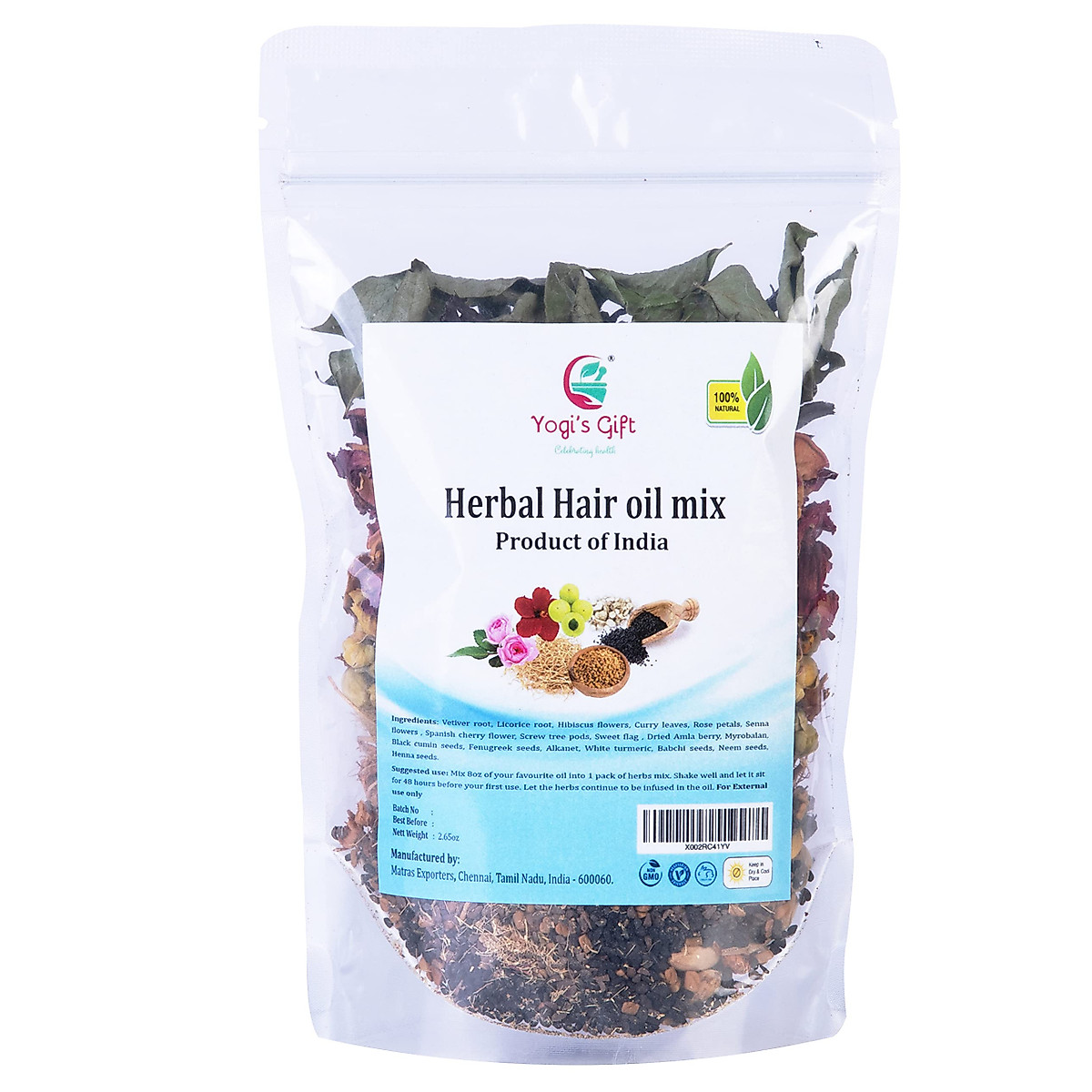 Multi Pack | Sidr Leaf Powder + Herbal Hair Oil Mix for Bundle