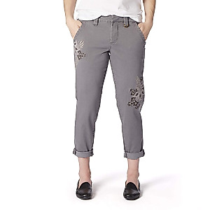 JAG Jeans Women's Dana Chino Pant-Legacy, Grey Streak, 0
