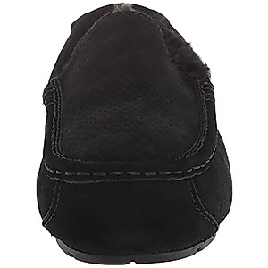 Koolaburra by UGG Men's Tipton Emboss Slipper, Black, Size 8