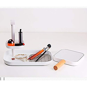 COTCLO Makeup Mirror-Ideas in Life Make up Mirrored Jewelry Cabinet Mini Table Tilting Jewelry Organizer/a