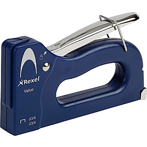 Rexel Value Tacker with Ruler (Blue)