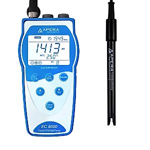 Apera Instruments Premium Series EC8500 Portable Handheld Conductivity Meter Kit