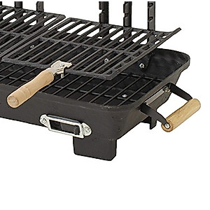 Marsh Allen 30052AMZ Kay Home Product's Cast Iron Hibachi Charcoal Grill, 10 by 18-Inch (Limited Edition)