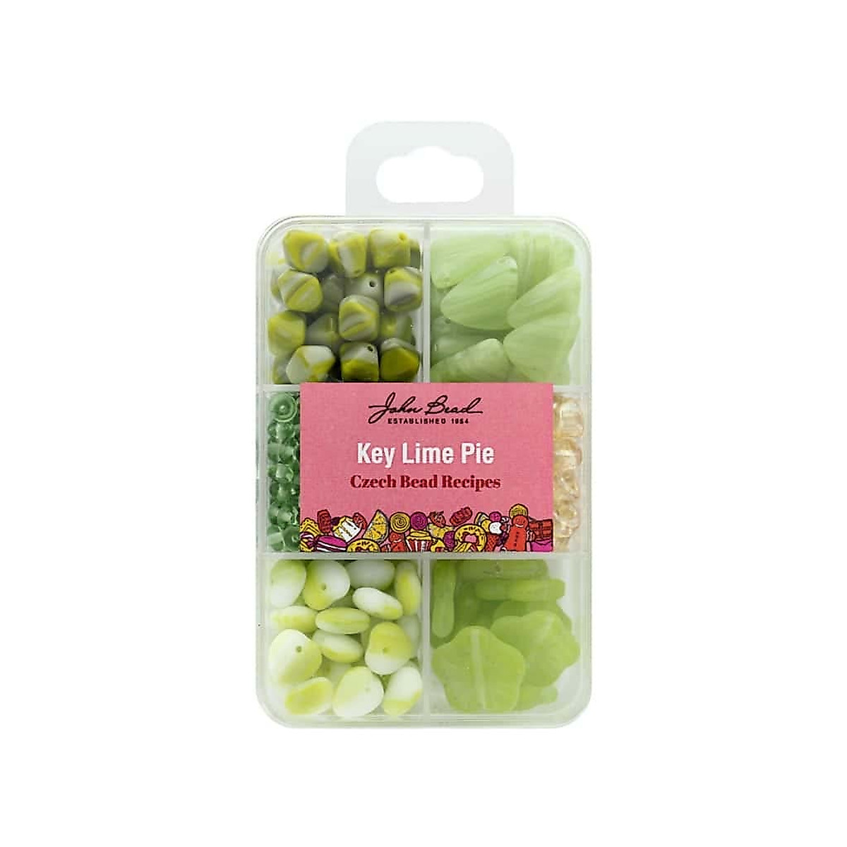 John Bead Corporation Recipe Box Key Lime Pie