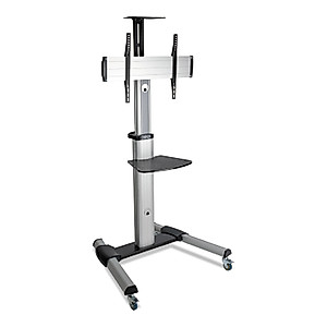 Tripp Lite Mobile TV Monitor Flat-Panel Floor Stand Cart Height-Adjustable LCD 32-70" Display (DMCS3270XP),Black