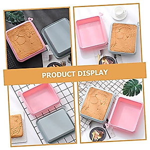 Hemoton 6 Pcs Cake Pan Charlotte Cake Pan Silicone Cookie Mold Clay Oven Cupcake Baking Mold Cheesecake Baking Pan Quick Release Bread Pan Silica Gel Cake Tins Doughnut Mold Baking Molds