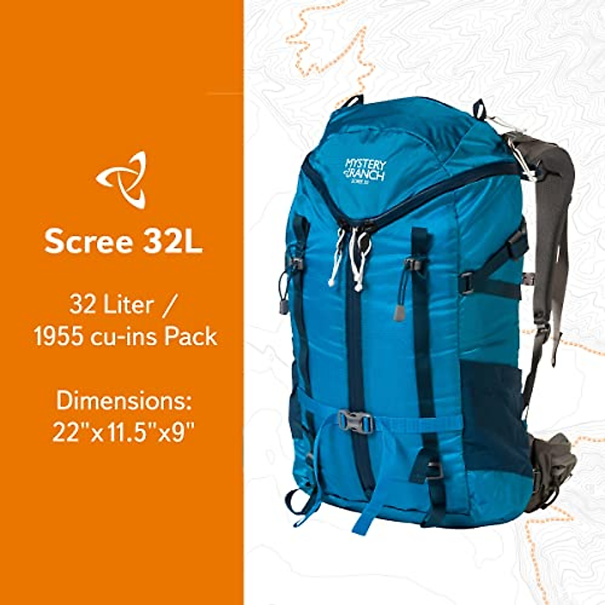 Mystery Ranch Scree 32 Women's Backpack - Technical Daypack, Techno M/L