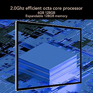 DAUZ FHD Tablet, 10.1 Inch Tablet 100-240V 16MP Camera for Home (US Plug)