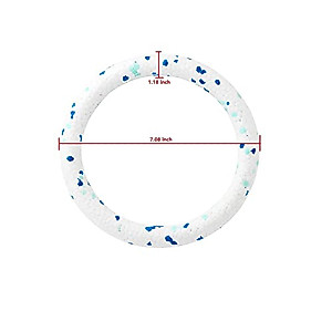 QBIYA Dog Toy Fly Ring, Dog Chew Toys, Dog Ring Toy, Tug of War Dog Toy, Dog Training Ring Fitness Tool, Fun Dog Toys, Interactive Travel Pet Toys, for Small/Medium Dog Training Ring