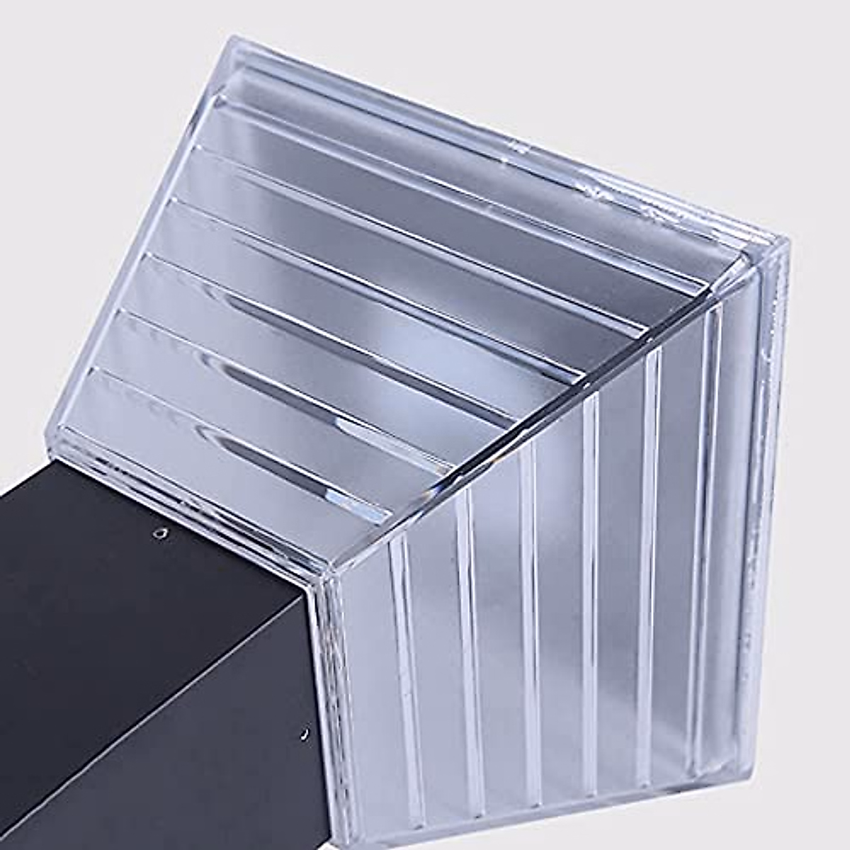 Post Lights Outdoor Solar Lawn Lights Metal Pillar Lights Waterproof Wall Lights Simple and Creative Garden Lights Community Villas Outdoor Floor Lights LED (C) ()