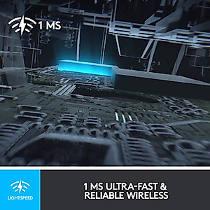 Logitech G903 LIGHTSPEED Wireless Gaming Mouse W/ Hero 25K Sensor, PowerPlay Compatible, 140+ Hour Battery Life and Lightsync RGB, Ambidextrous, 107G+10G optional, 25,600 DPI, Black (Renewed)