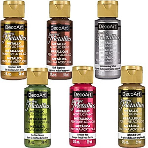 DecoArt DASK268 Dazzling Metallics Sample Pack