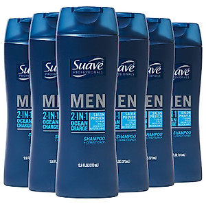 Suave Men Shampoo Ocean Charge 12.6 Oz Pack of 2