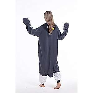 Sqlszt Women Men Adult Animal Penguin One Piece Onesie Cosplay Pajama Costume XL