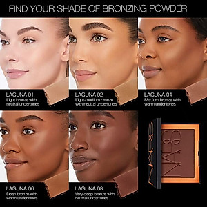 NARS LAGUNA Talc-Free Bronzing Powder - Laguna 02 (Original) - MINI Travel Size 3.5g, 0.12 Ounce (Pack of 1)