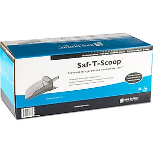 San Jamar SI9500 Polycarbonate Saf-T-Scoop Only, 64oz to 86oz, for Ice Machine, Blue