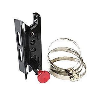 Quick Release Adjustable Aluminum Fire Extinguisher Holder Mount Bracket Compatible with for Jeep Wrangler UTV Polaris RZR Ranger Camper Van with Pillar