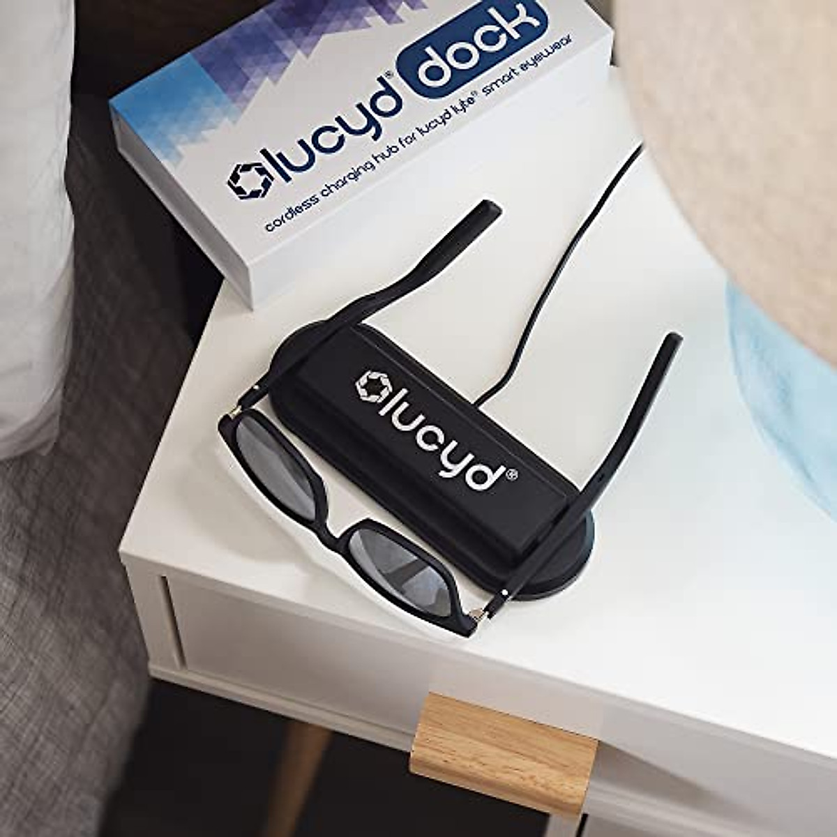 Lucyd Lyte Charging Dock - Contact and cable free smart glasses charger