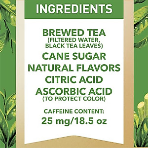 Gold Peak Sweetened Green Iced Tea Drink, 16.9 fl oz, 6 Pack