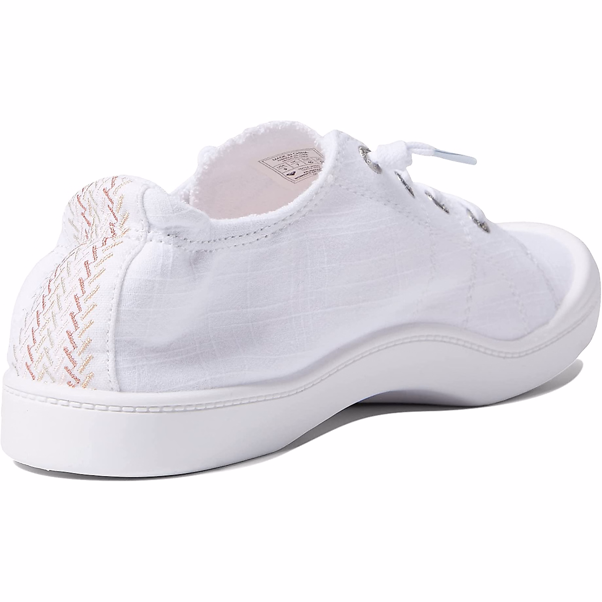 Roxy Women's Bayshore Loafer Flat, Alloy/White Plus, 9